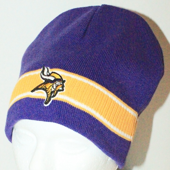 Reebok | Accessories | Minnesota Vikings Nfl Football Reebok Beanie Cap ...